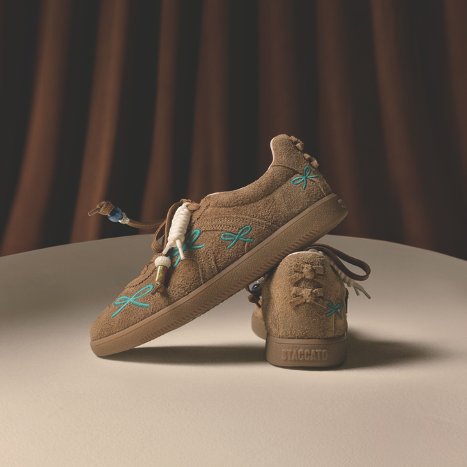 [STACCATO - Official Site] Black Brogue Ankle Combat Boots